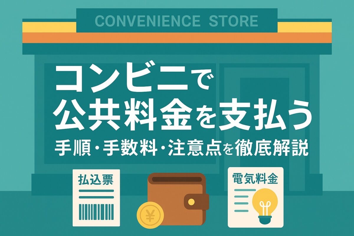 コンビニで公共料金は支払える？できる支払い・できない支払いまとめ｜えりの知恵ノート