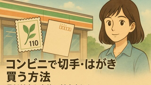 コンビニで切手・はがきを買う方法｜最新料金と支払い対応まとめ｜えりの知恵ノート