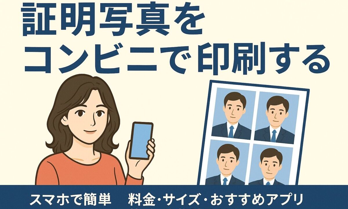 証明写真をコンビニで印刷する方法｜料金・サイズ・おすすめアプリまとめ｜えりの知恵ノート