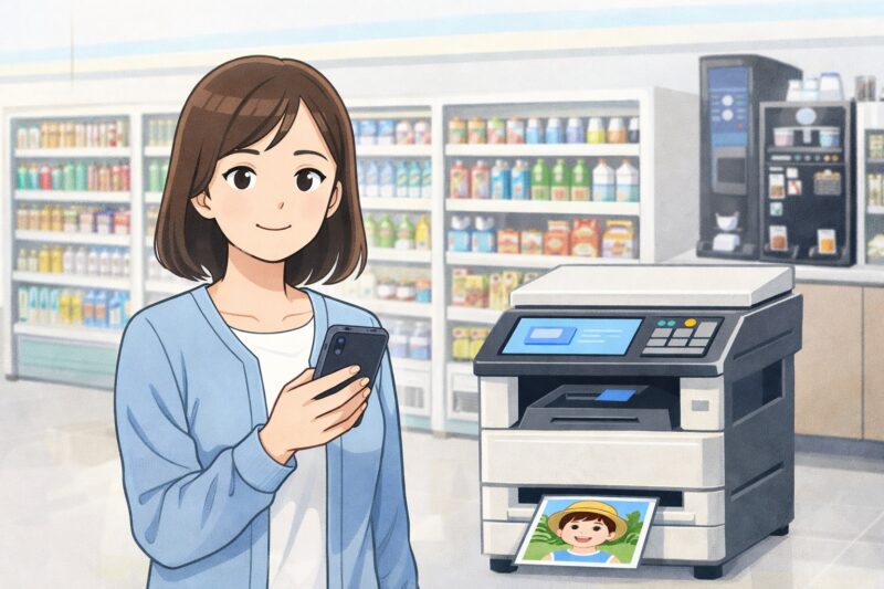 コンビニで写真印刷する方法｜スマホから簡単にできる手順と料金を解説｜えりの知恵ノート