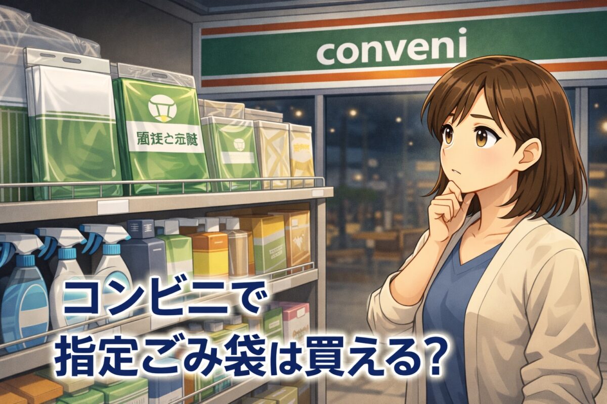 コンビニで自治体指定ごみ袋は買える？売っている場所と注意点を解説｜えりの知恵ノート