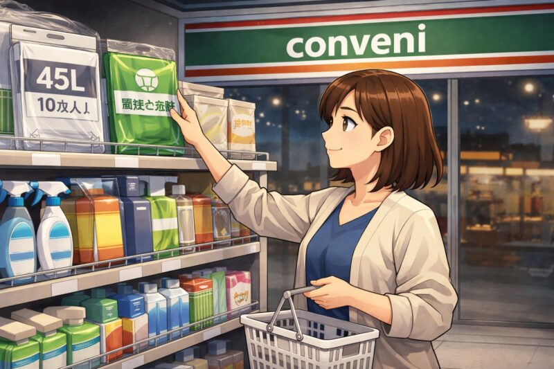 コンビニで自治体指定ごみ袋は買える？売っている場所と注意点を解説｜えりの知恵ノート